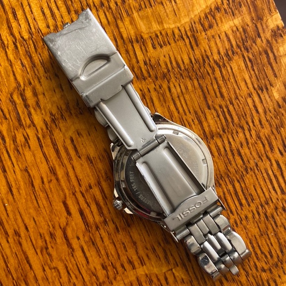 Fossil | Accessories | Gently Used Fossil Blue Moon Phase Watch Model ...